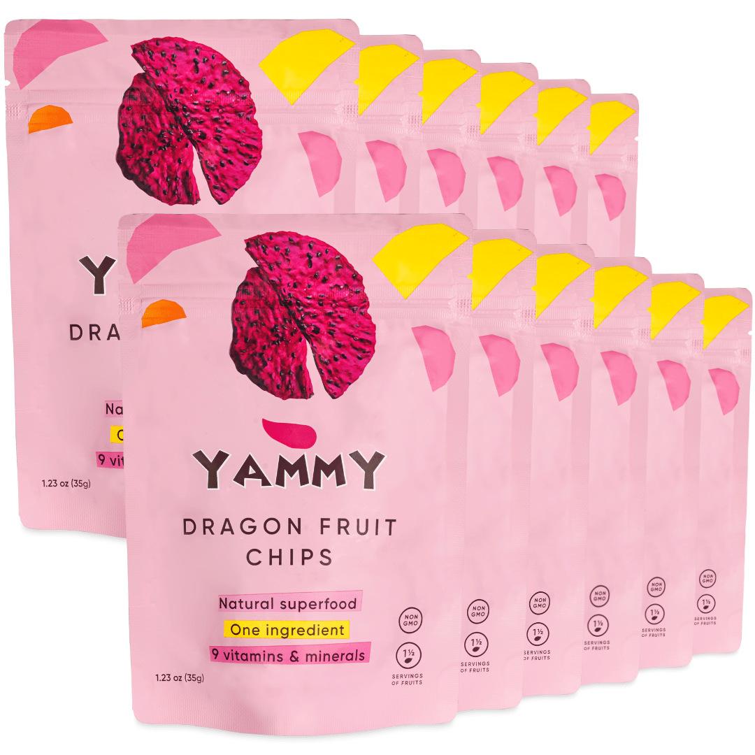 Yammy Dried Dragon Fruit Chips 1 Ingredient Superfood Snack – Yammy 1 ...